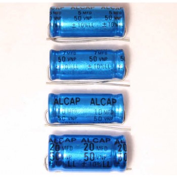 Alcap 2.20uF 50V DC Low Loss Electrolytic Capacitor non-polarised ...