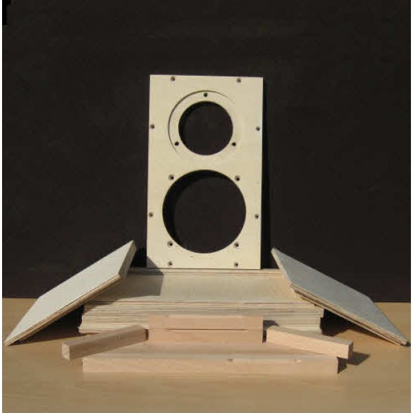 LS3/5a CABINET KIT, PAIRS. Graded Baltic Birch ply, beech battens, to ...