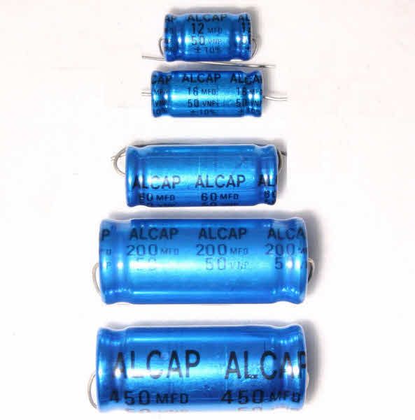 Alcap 10.00uF 50V DC Electrolytic Capacitor non-polarised Standard ...
