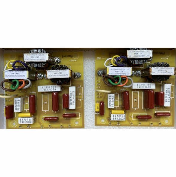 LS3/5a CROSSOVER ORIGINAL SILVER BADGE 15 OHM ROGERS TRANSFORMER STYLE - NEW PAIR